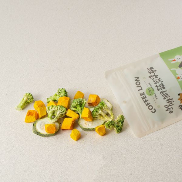 🆕台灣Coffee Lion 咖啡獅凍乾蔬菜系列 - 綜合蔬菜 – WuMakKee